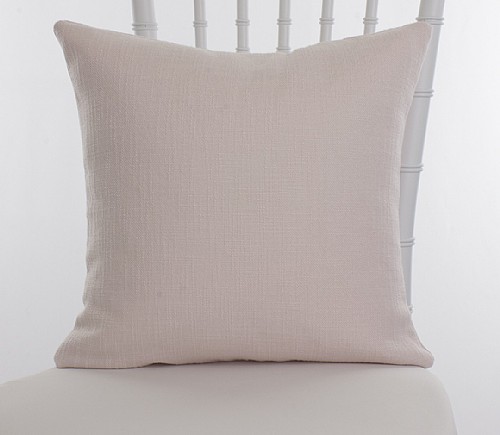 Pink Rose Sequined Taffeta Pillow