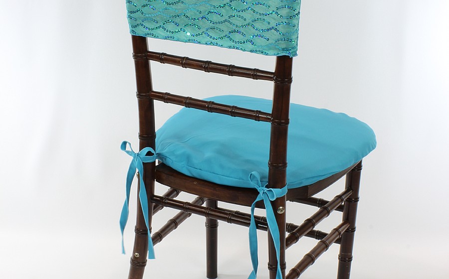 Gold Turquoise Helix Chair Cap