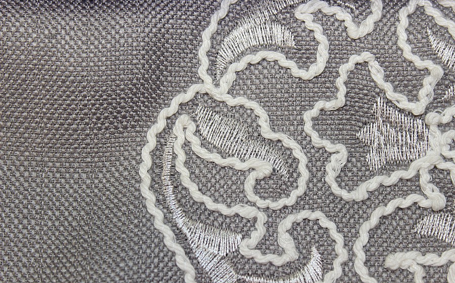 Grey Stitched Emblem