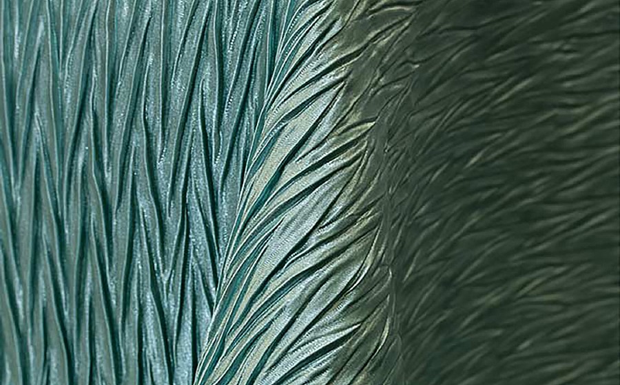 Mint Pleated Satin