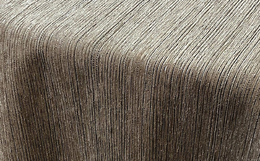Taupe Metallic Chenille