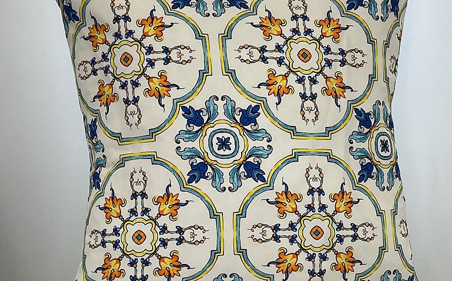 Provence Tile Pillow