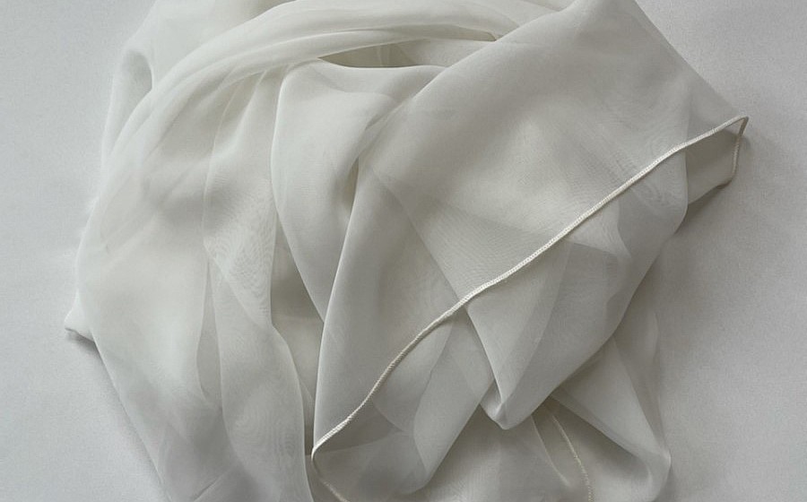 Ivory Chiffon Runner