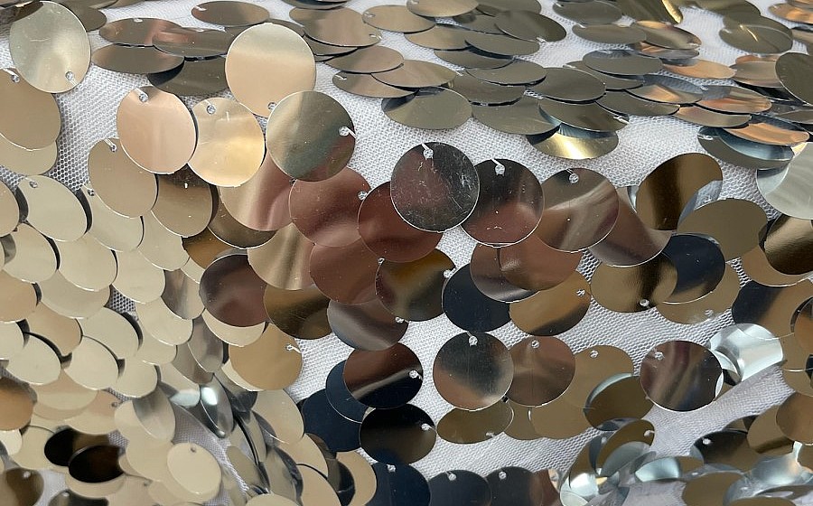 Silver Glitter Paillette