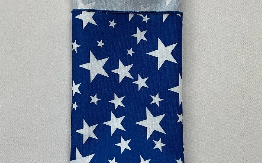 Blue with White Stars Dinner Napkin