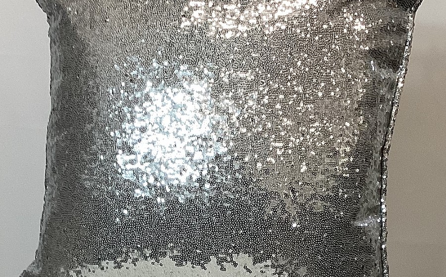 Silver Glimmer Pillow