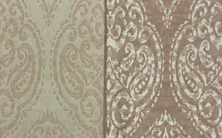 Blush Distressed Damask (Reversible)
