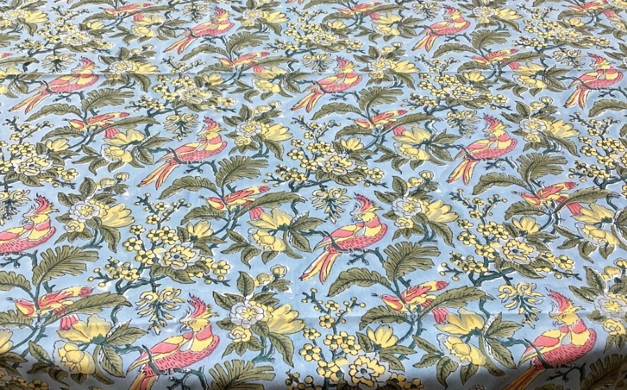 Blue Indian Block Print