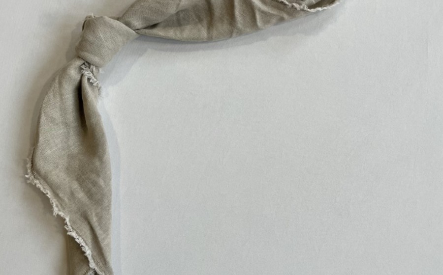 Oatmeal Fringe Linen Dinner Napkin