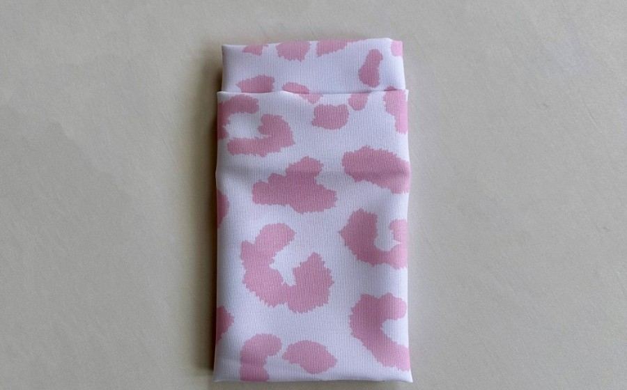 Light Pink Leopard Poly Dinner Napkin