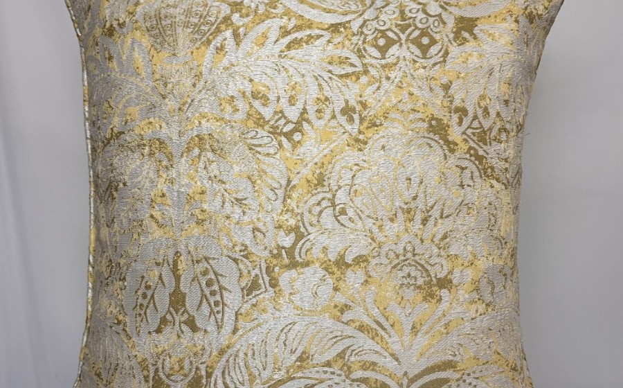 Gold Czar Damask Pillow