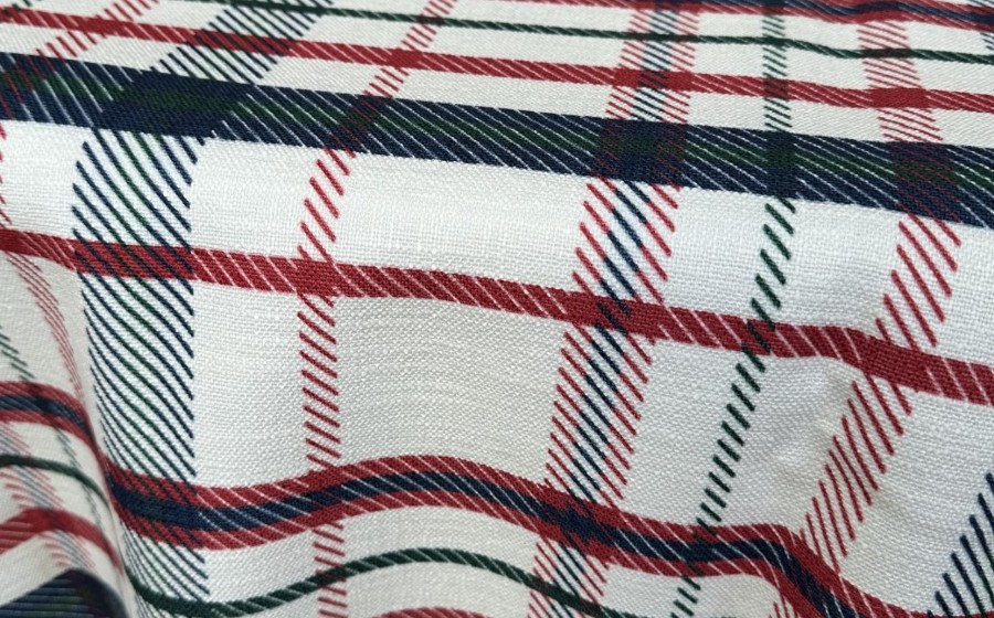 Cream Cabin Plaid Panama