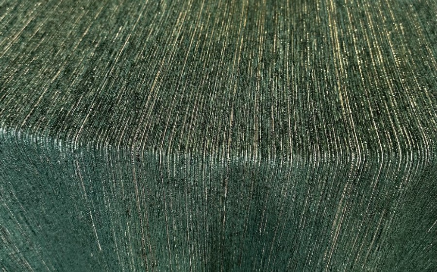 Emerald Metallic Chenille