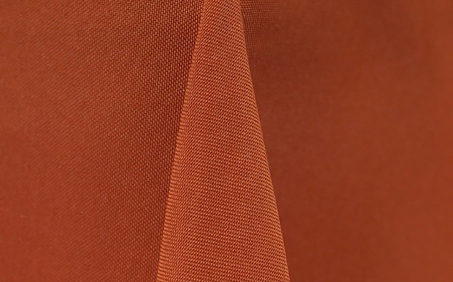 Burnt Orange Polyester