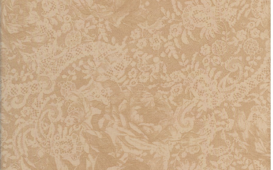Beige Floral Sheer