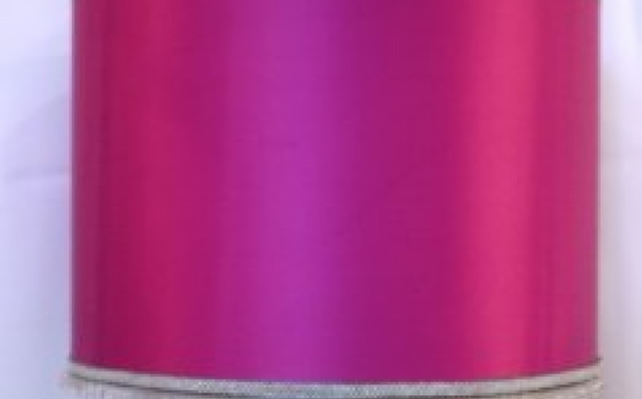 Fuchsia with Silver Beaded Trim