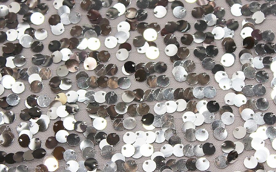 Silver Glitter Sequins